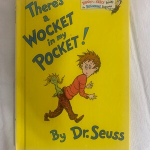 The Cat in the Hat and Theres a Wocket in My Pocket by Dr. Seuss Book ...