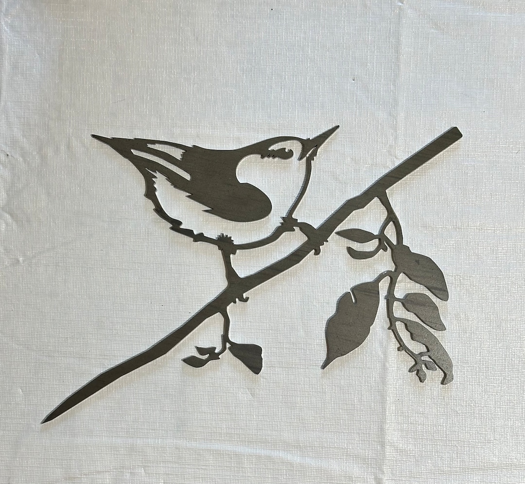 Metal Bird Silhouette Wall/yard Art for Indoor Home or Garden Lawn ...