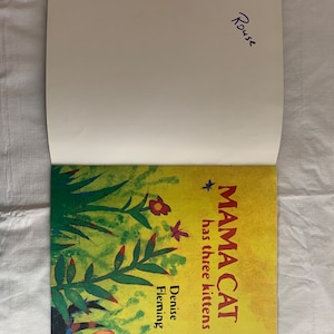 Mamma Cat Has Three Kittens by Denise Fleming - Etsy