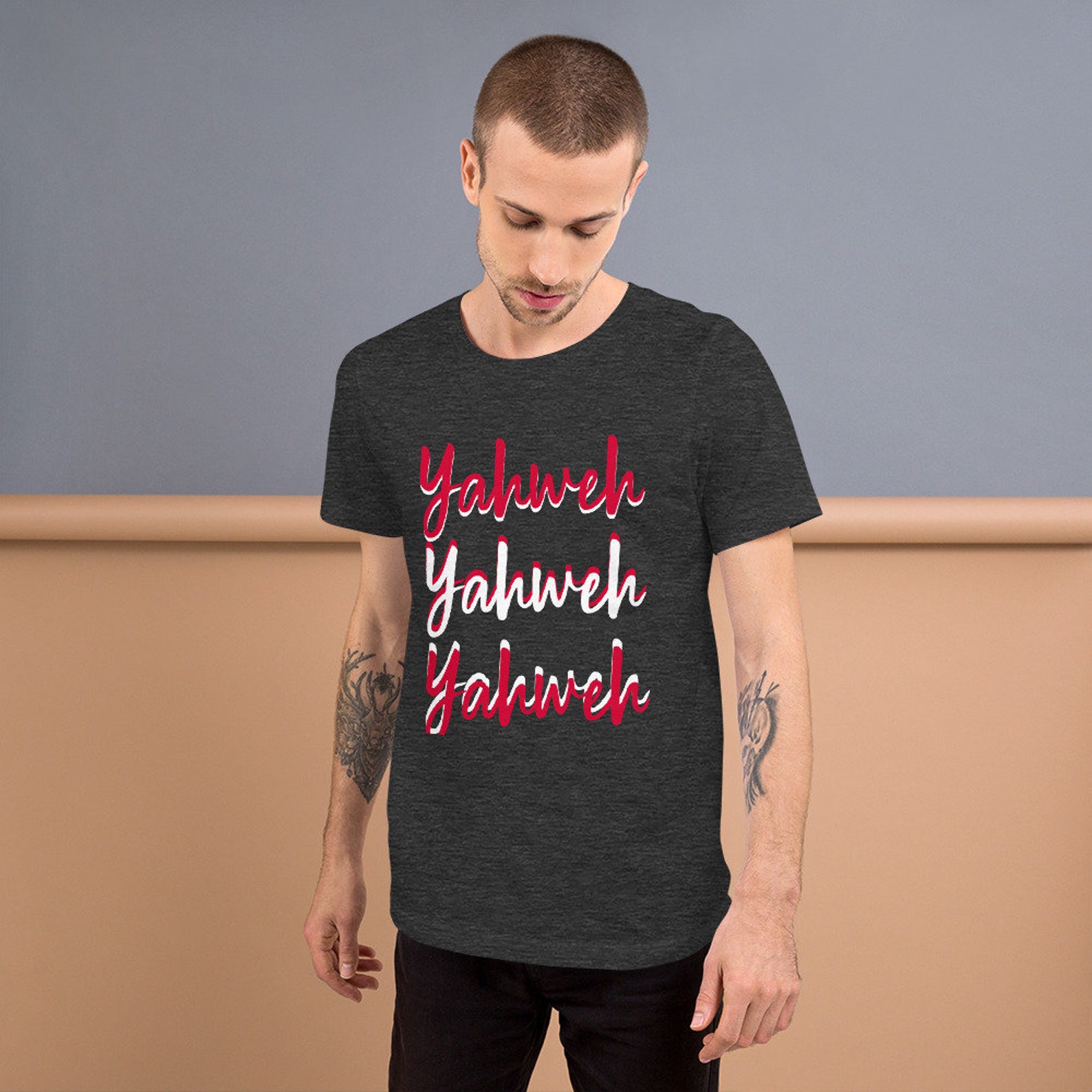 Triple Yahweh Tshirt, Yahweh Tee, Yahweh T-shirt, Yahweh Shirt - Etsy