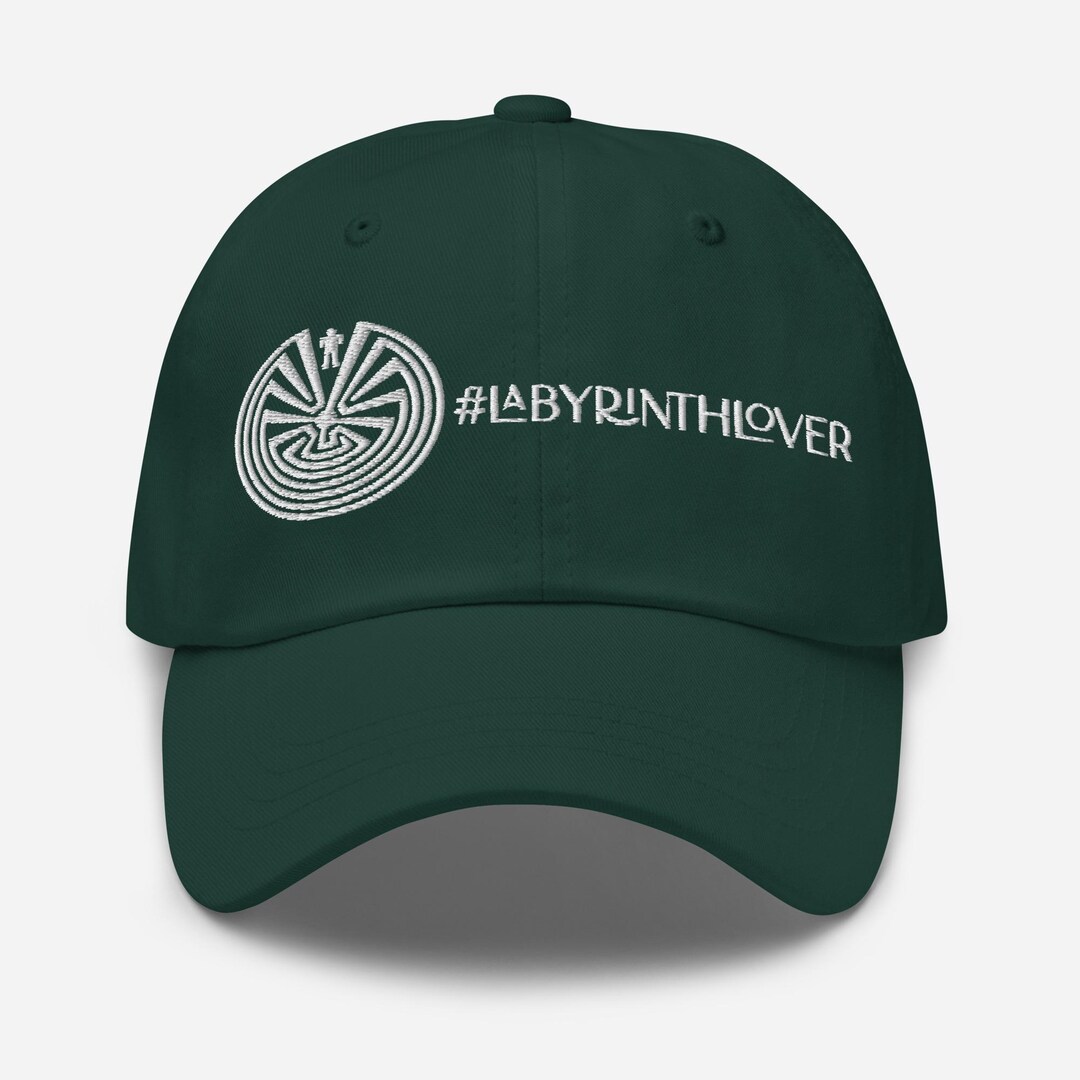 Labyrinth Man in the Maze Labyrinth #labyrinthlover Dad Hat - Etsy