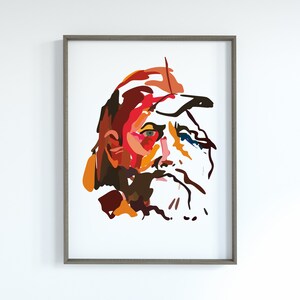 Franks Painting of Bill in the Last of Us Poster - Etsy
