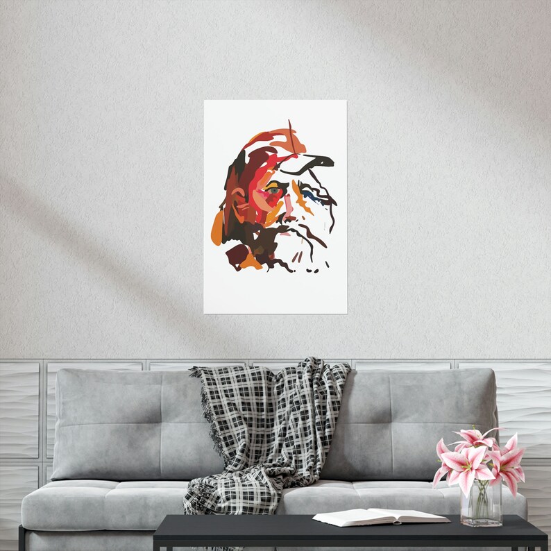 Franks Painting of Bill in the Last of Us Poster - Etsy