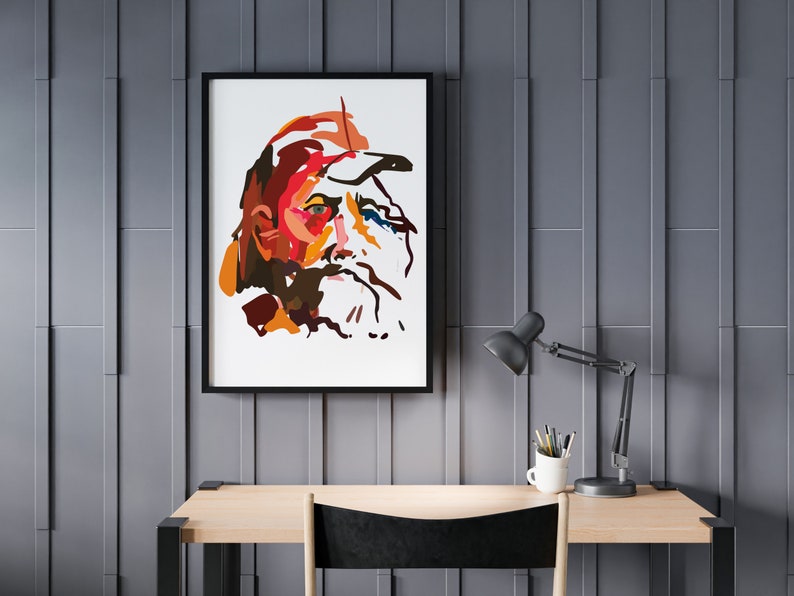 Franks Painting of Bill in the Last of Us Poster - Etsy