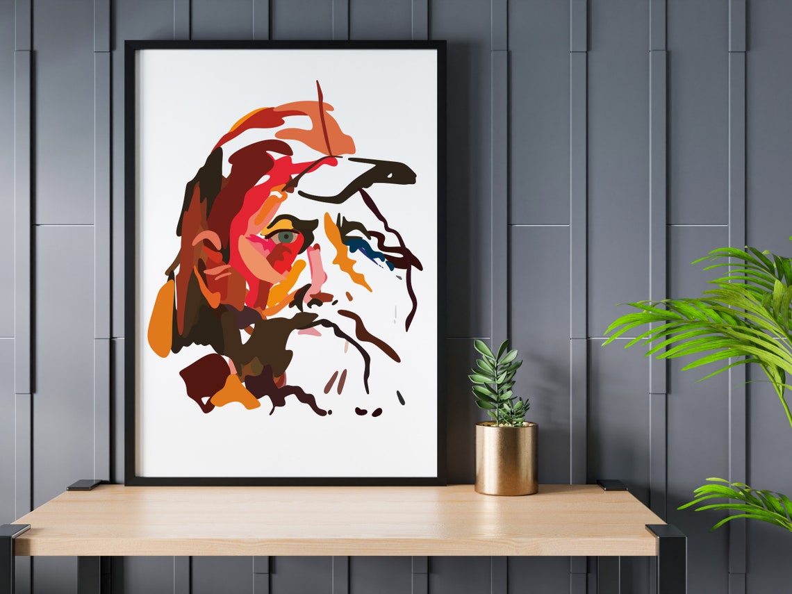 Franks Painting of Bill in the Last of Us Poster - Etsy