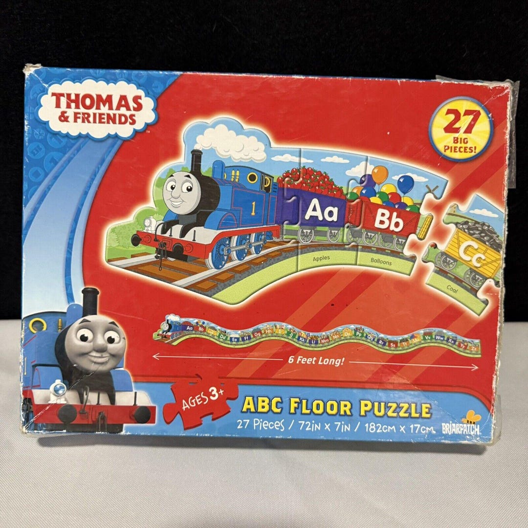 Rare HTF Thomas & Friends ABC Floor Puzzle 27 Pieces 6 Long - Etsy