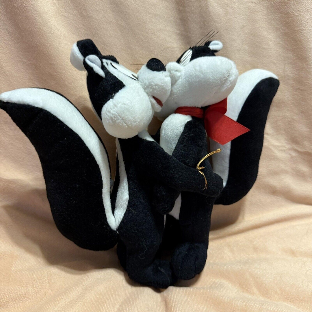 VINTAGE Applause Pepe Le Pew & Cat Girlfriend 10 Plush Soft Toy Stuffed ...