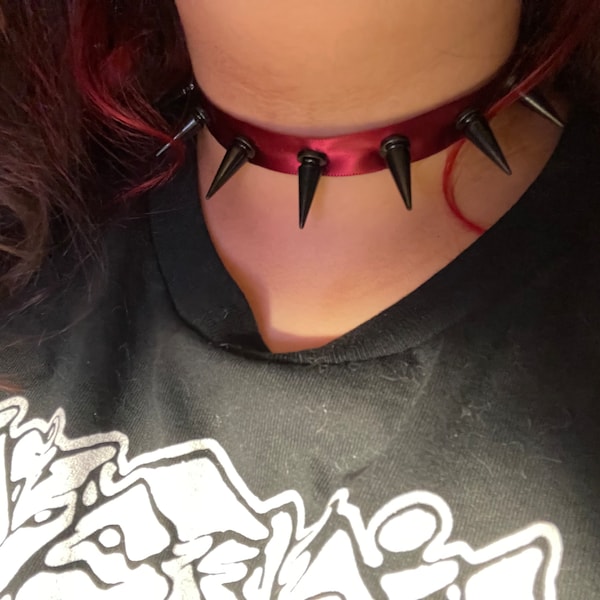 Spiked Choker - Etsy