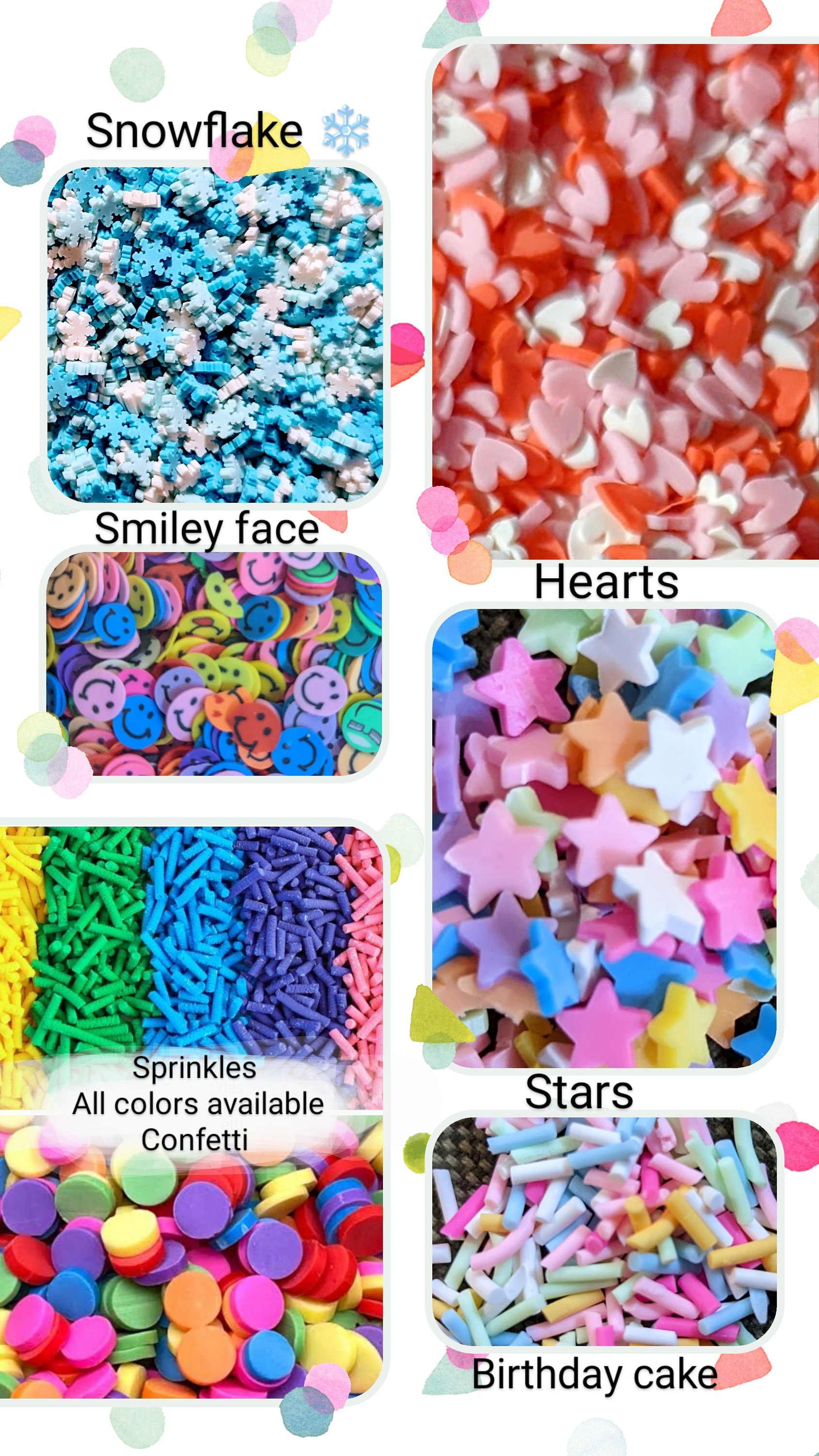 Create a Slime Your Choice of : Texture, Color, Sticker, Scent and Add ...
