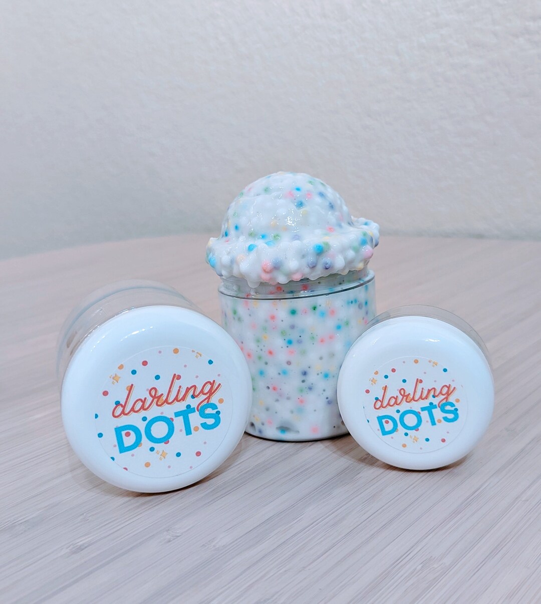 Darling Dots Slime : Crunchy and Colorful - Etsy