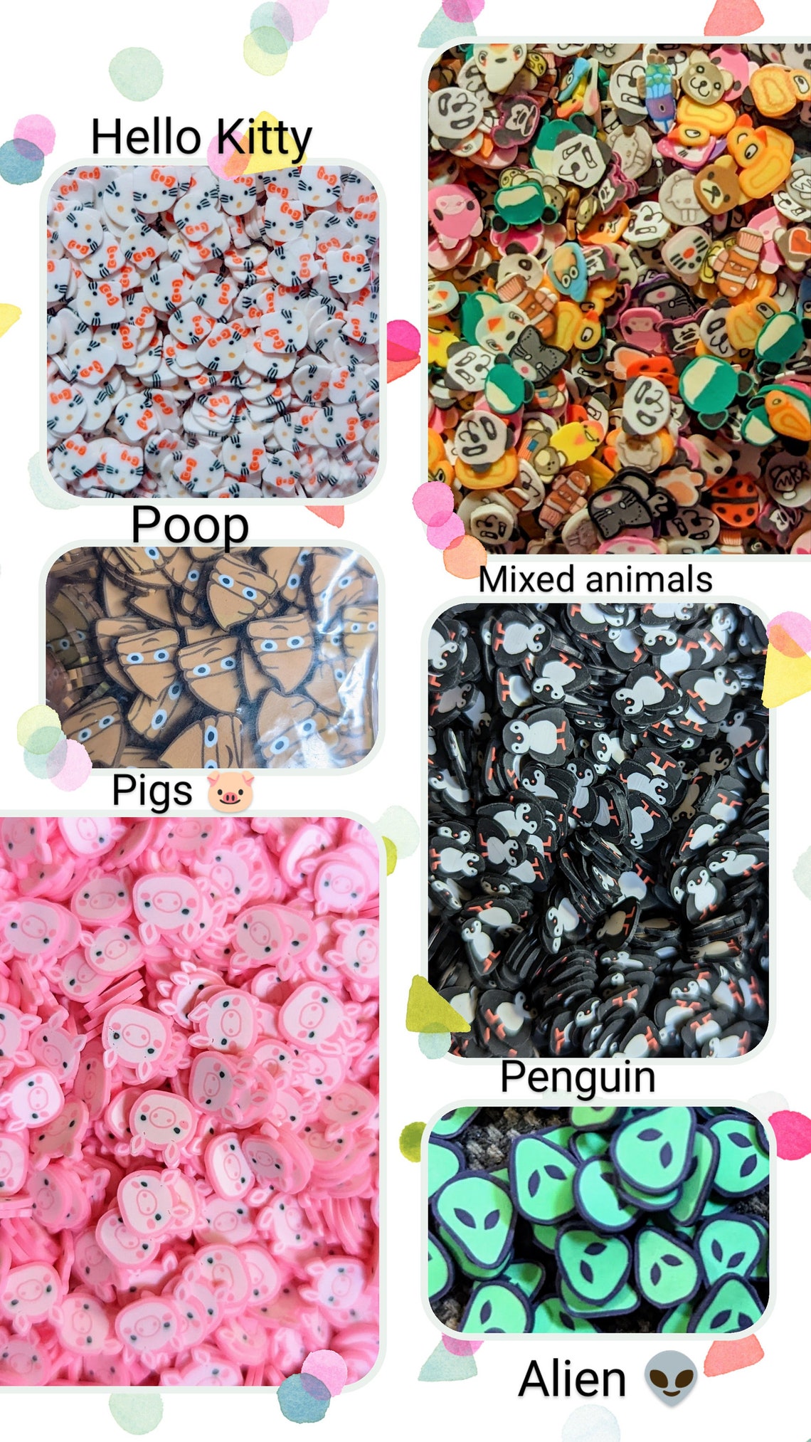 Create a Slime Your Choice of : Texture, Color, Sticker, Scent and Add ...