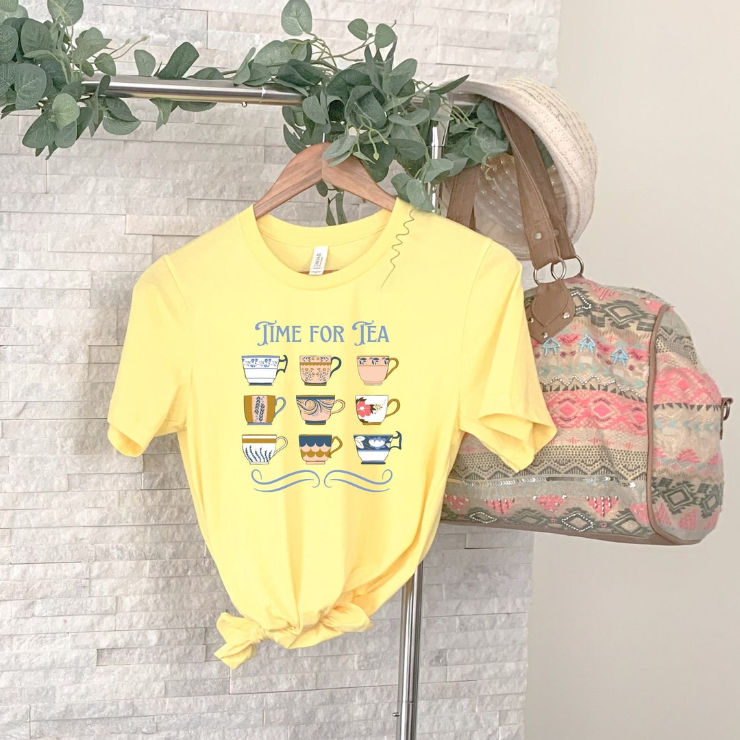 Cute "time for Tea" Teacup T-shirt, Gift for Teacup Collector, Tea ...