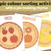 Making Pie Colour Sorting Activity, Preschool Printables, Preschool ...