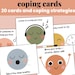 Coping Skills Cards for Kids, Anxiety Coping Skills Cards, Social ...