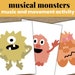 Monster Movement Activity for Kids, Kindergarten Activities, Preschool ...