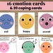 Emotion Flashcards and Coping Cards, Emotional Regulation, Social ...