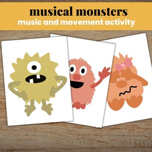 Monster Movement Activity for Kids, Kindergarten Activities, Preschool ...