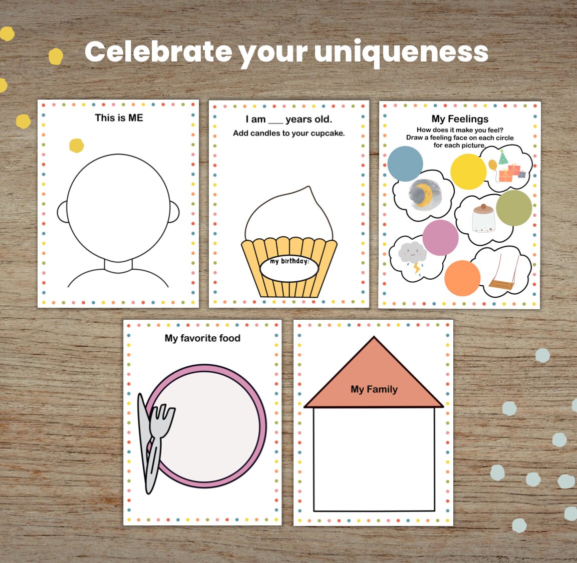 All About Me Journal for Kids, Social Emotional Learning, Back to ...