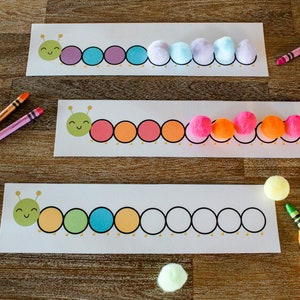 Caterpillar Letter and Pattern Activities, Bug and Insect Preschool ...