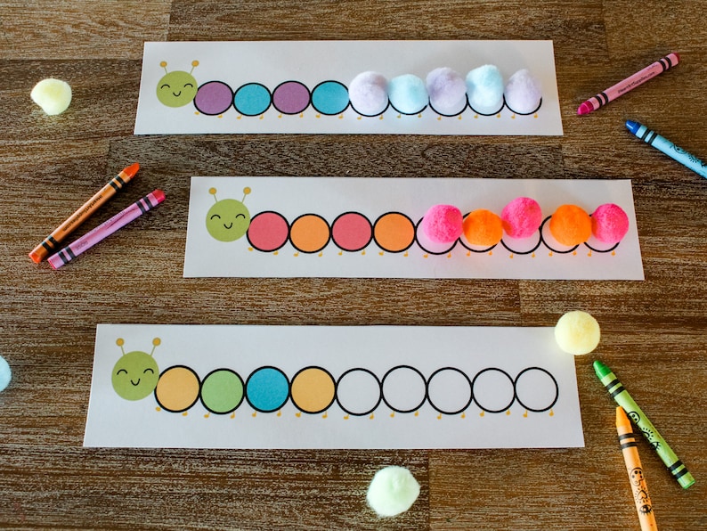 Caterpillar Letter and Pattern Activities, Bug and Insect Preschool ...