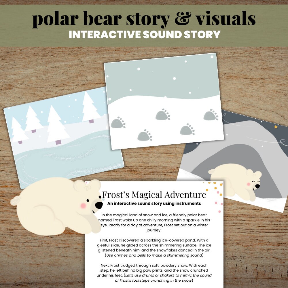 Polar Bear Activity Pack, Preschool Winter Curriculum, Circle Time ...