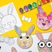 Spring Bunny Paper Craft, Spring Preschool, Printable Easter, Spring ...