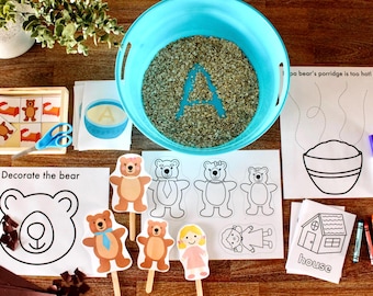 Goldilocks and the Three Bears Fine Motor Activities, Fairy Tale Theme ...