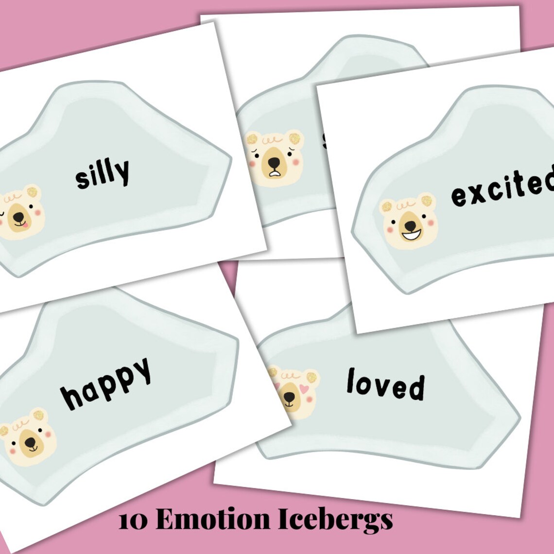 Polar Bear Emotion Activity, Music and Movement, Polar Bear Emotion ...