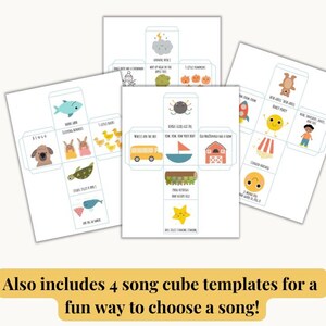 Circle Time Song Cards & Lyrics | Preschool Curriculum Printable ...