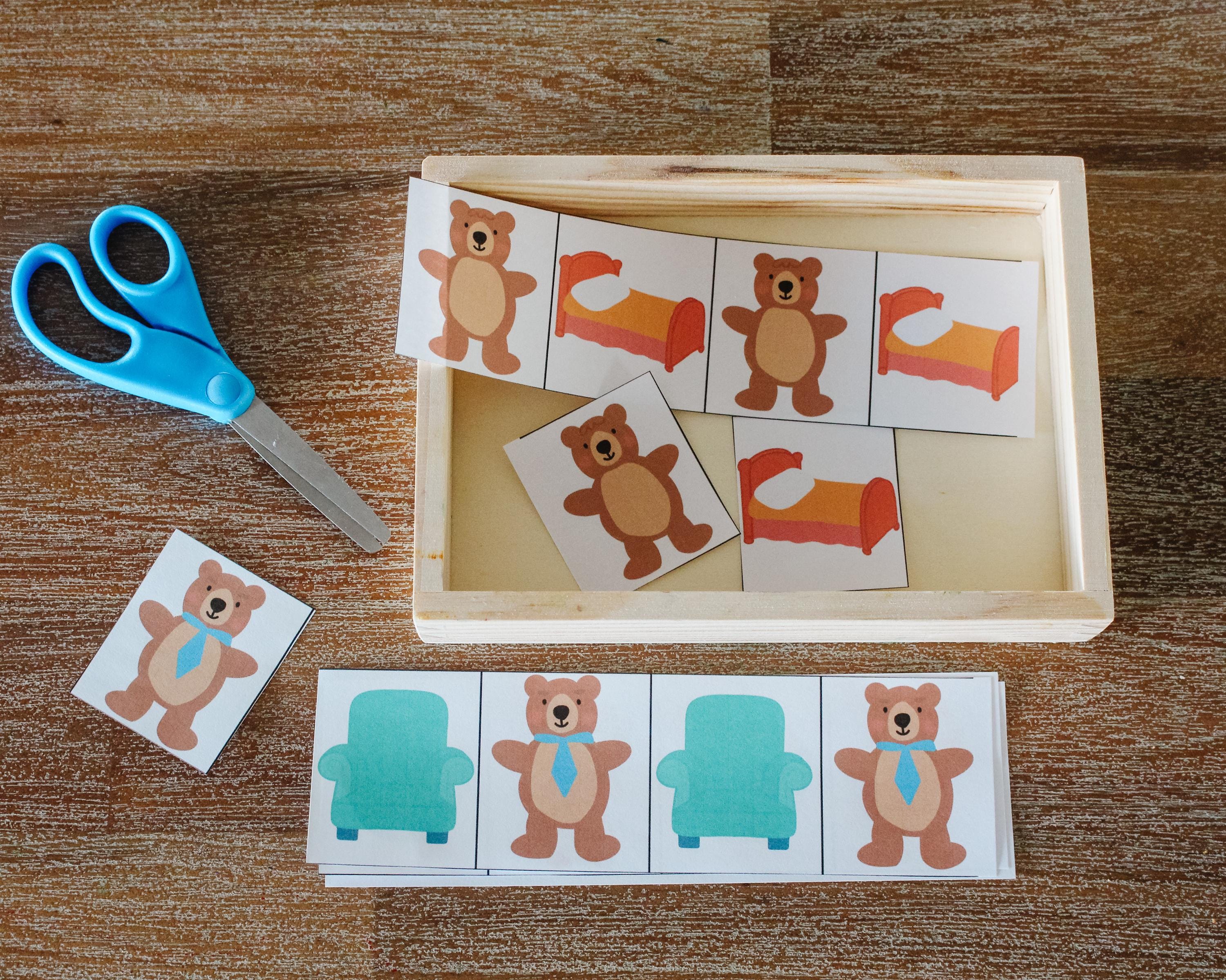 Goldilocks and the Three Bears Fine Motor Activities, Fairy Tale Theme ...