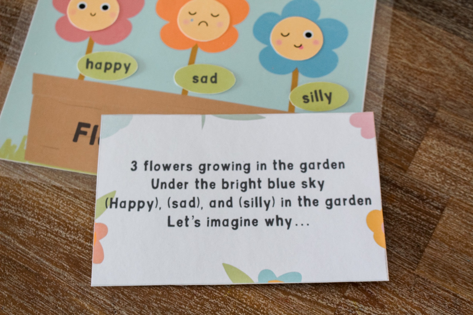 Flower Feelings Activity, Emotion Activity, Spring Activities, Spring ...