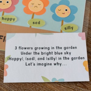 Flower Feelings Activity, Emotion Activity, Spring Activities, Spring ...