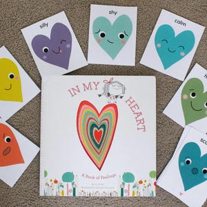 Heart Emotion Flashcards, Emotion Preschool Printables, Social ...