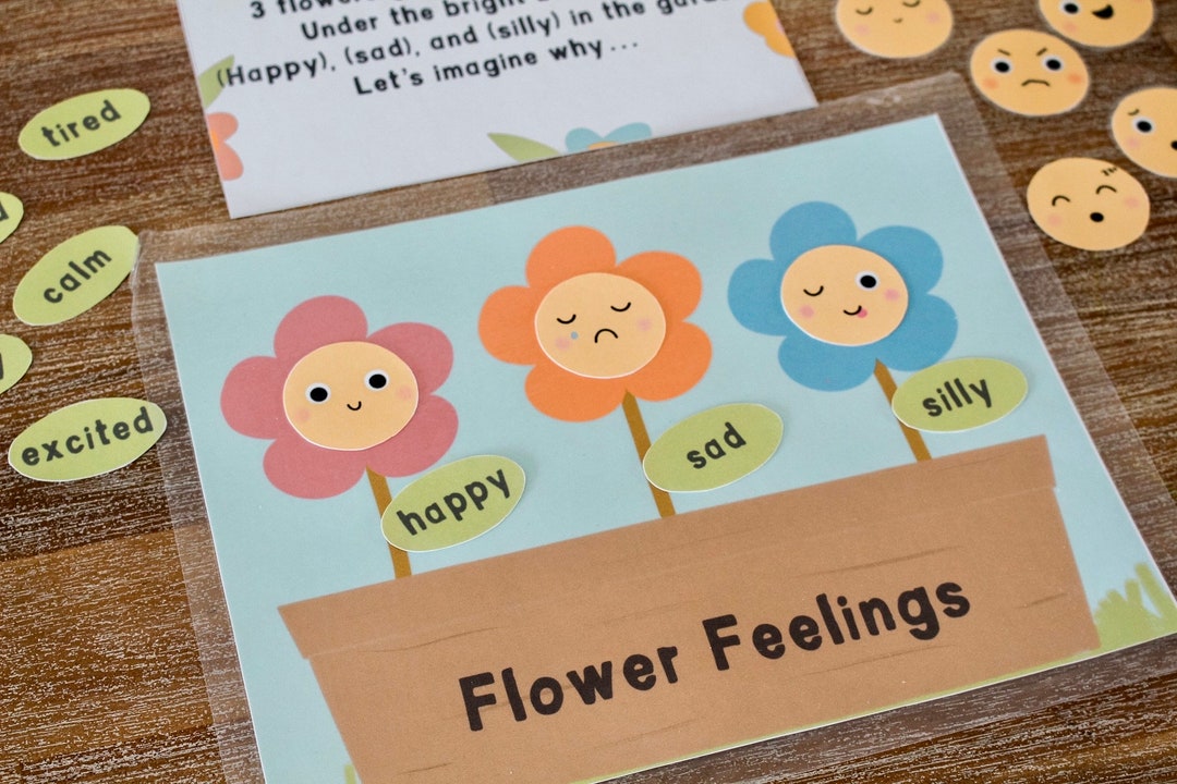 Flower Feelings Activity, Emotion Activity, Spring Activities, Spring ...