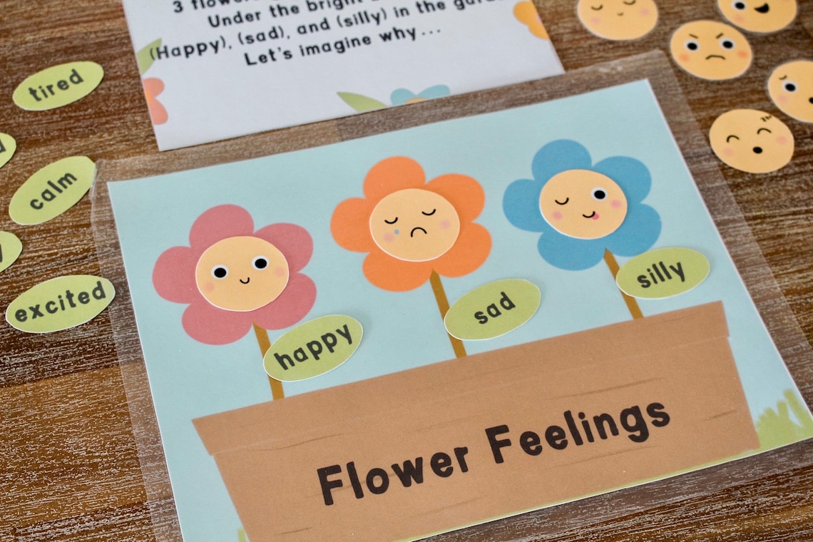 Flower Feelings Activity, Emotion Activity, Spring Activities, Spring ...