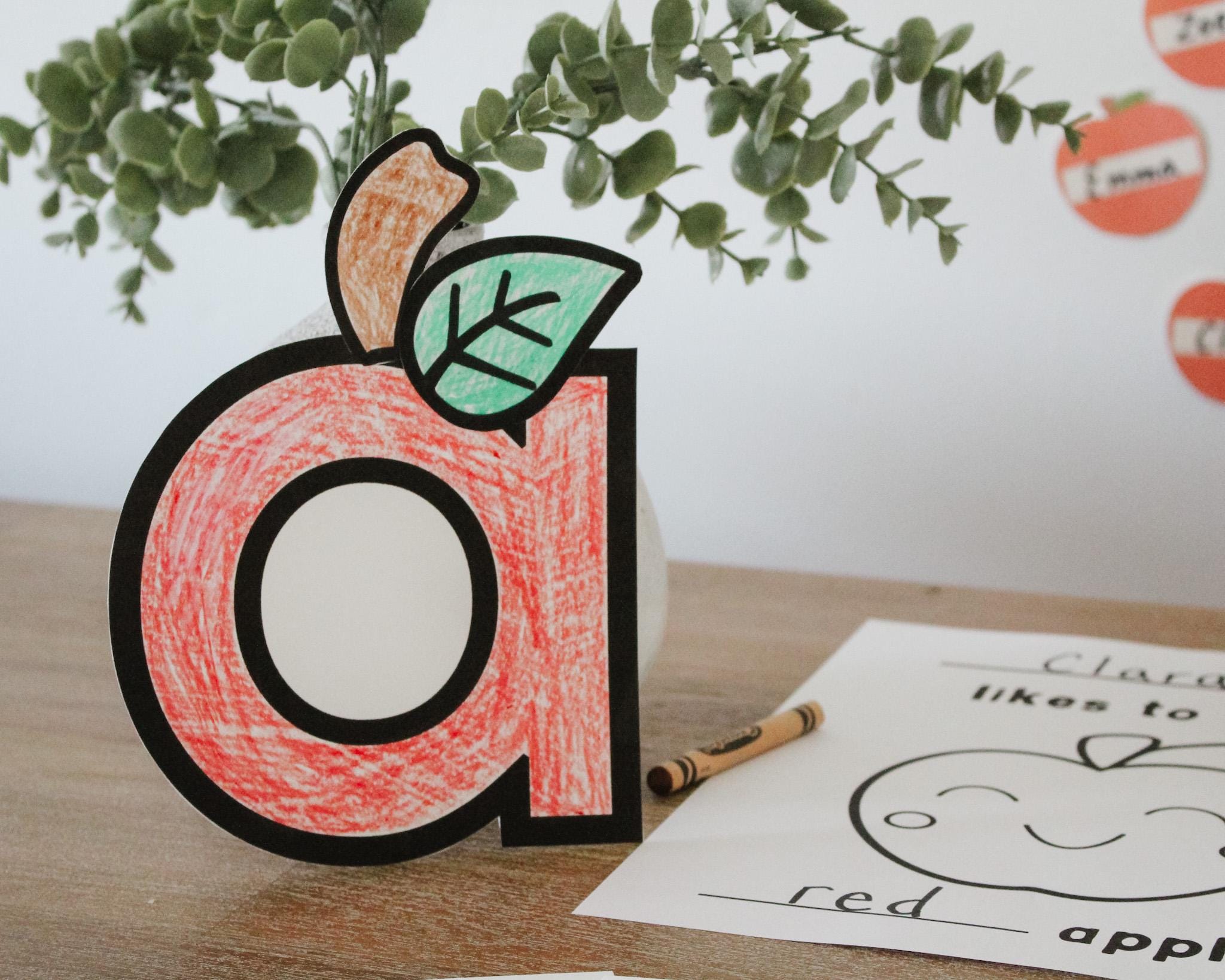 Apple Preschool Activity Pack, Letter A is for Apple, Preschool ...