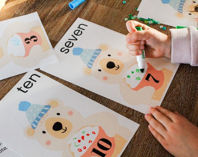 Winter Mitten Match: Preschool Number Game (digital Download) - Etsy Canada