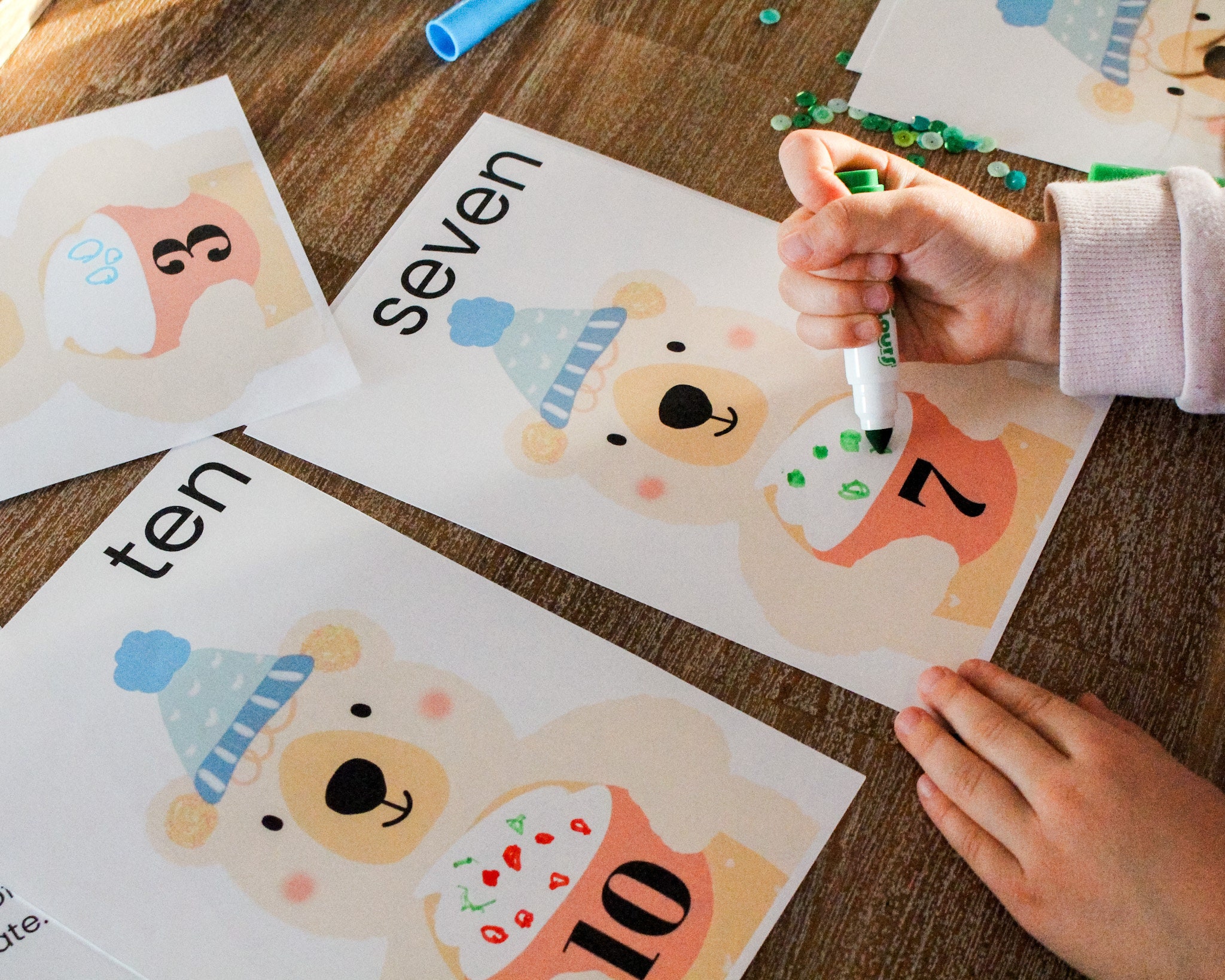 Polar Bear Numbers Activity, Preschool Math, Preschool Winter ...