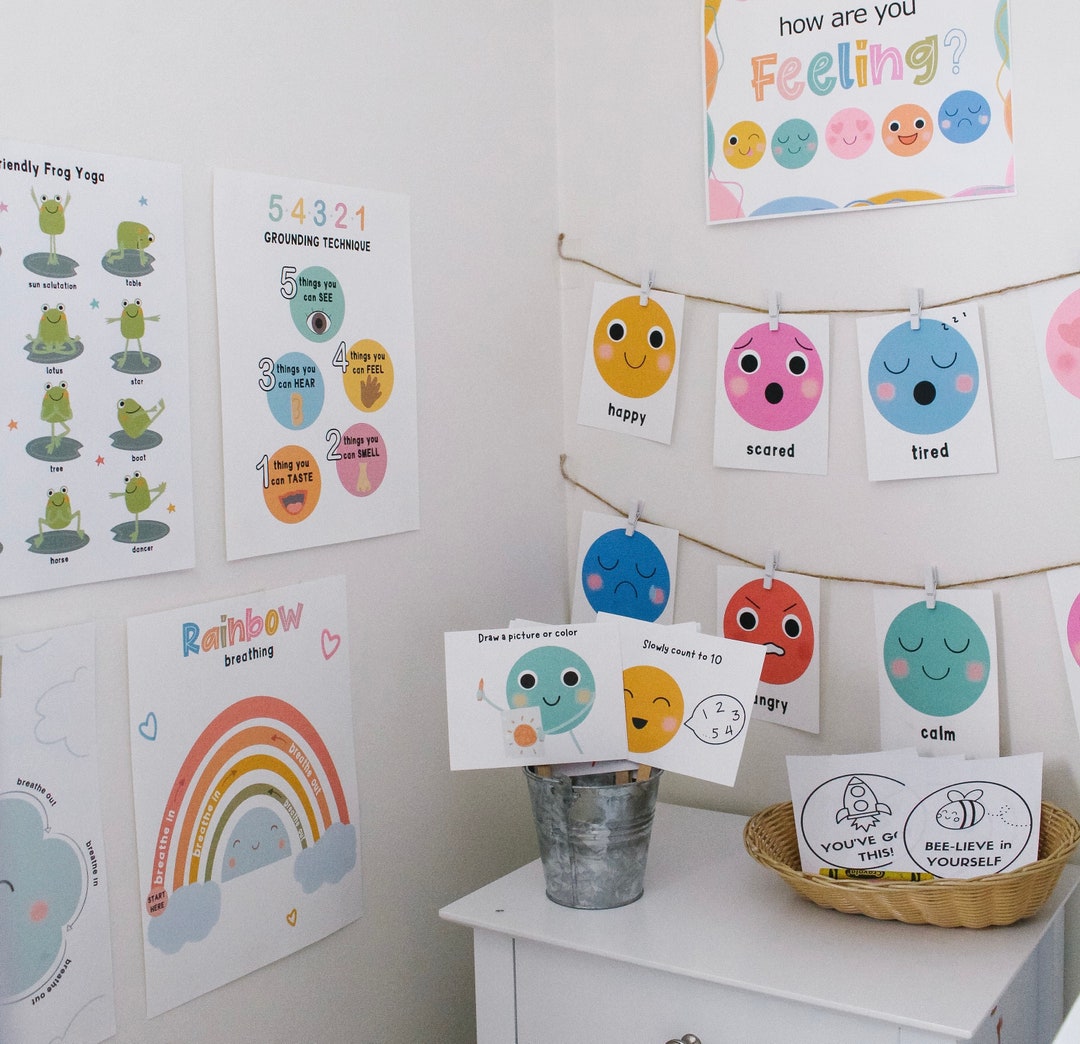 Printable Calm Corner Kit, Preschool Classroom, Kindergarten Classroom ...