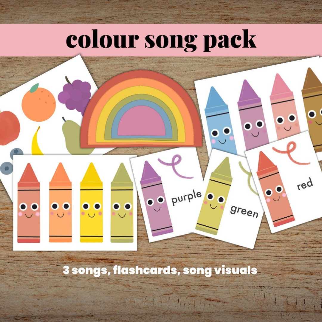 Colour Circle Time Song Activities, Learning Colours, Colour Preschool ...