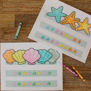 Under the Sea Printable Crowns, Seashell and Starfish Crown, Summer ...