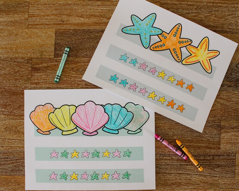 Under the Sea Printable Crowns, Seashell and Starfish Crown, Summer ...
