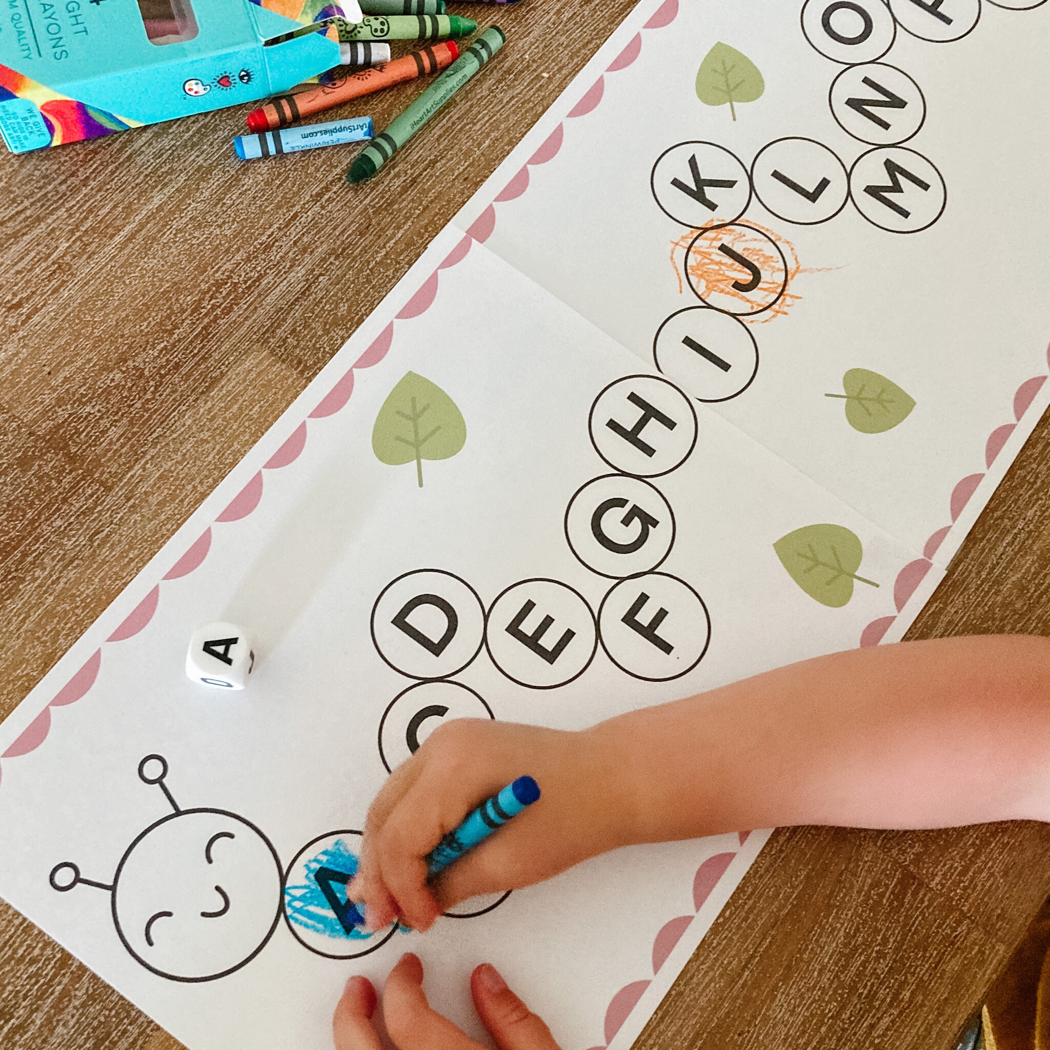 Caterpillar Letter and Pattern Activities, Bug and Insect Preschool ...