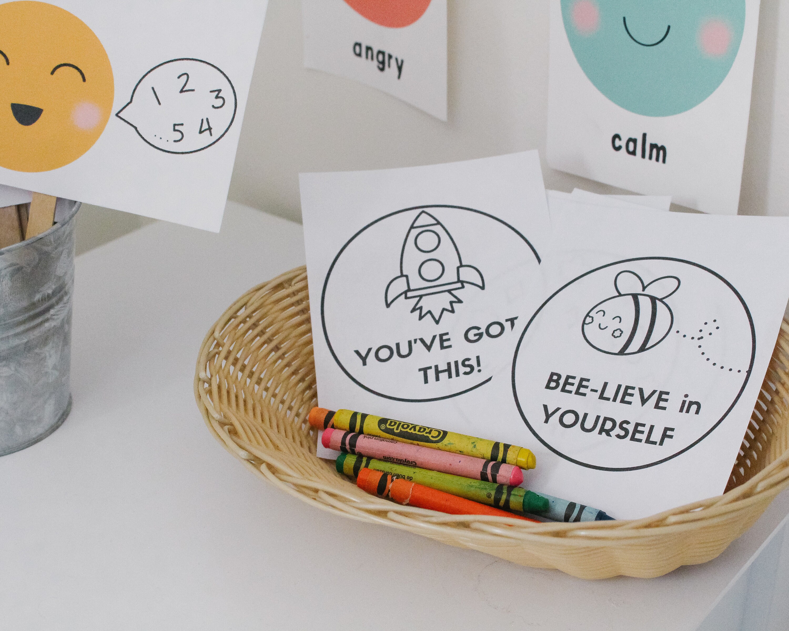 Printable Calm Corner Kit, Preschool Classroom, Kindergarten Classroom ...