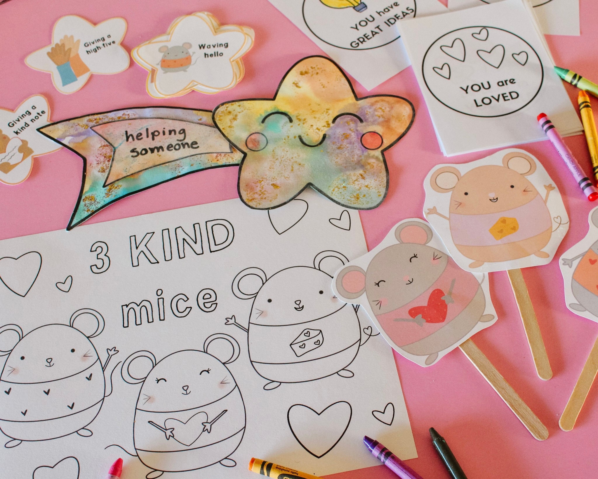 Kindness Printable Activity Pack, Preschool Acts of Kindness, Kindness ...