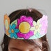 Flower Crown Printable Craft, Spring Craft for Kids, Summer Craft for ...