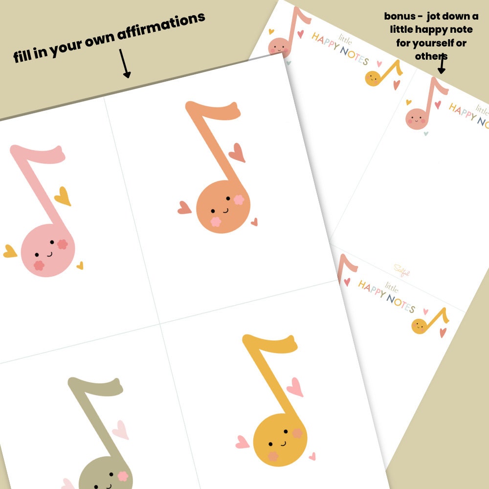 Love Notes, Affirmation Cards for Kids, Kids Affirmations Printable ...