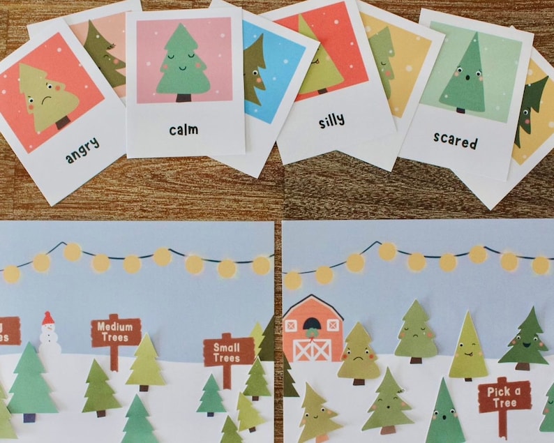 Christmas Tree Printable Activities, Preschool Winter Printables ...