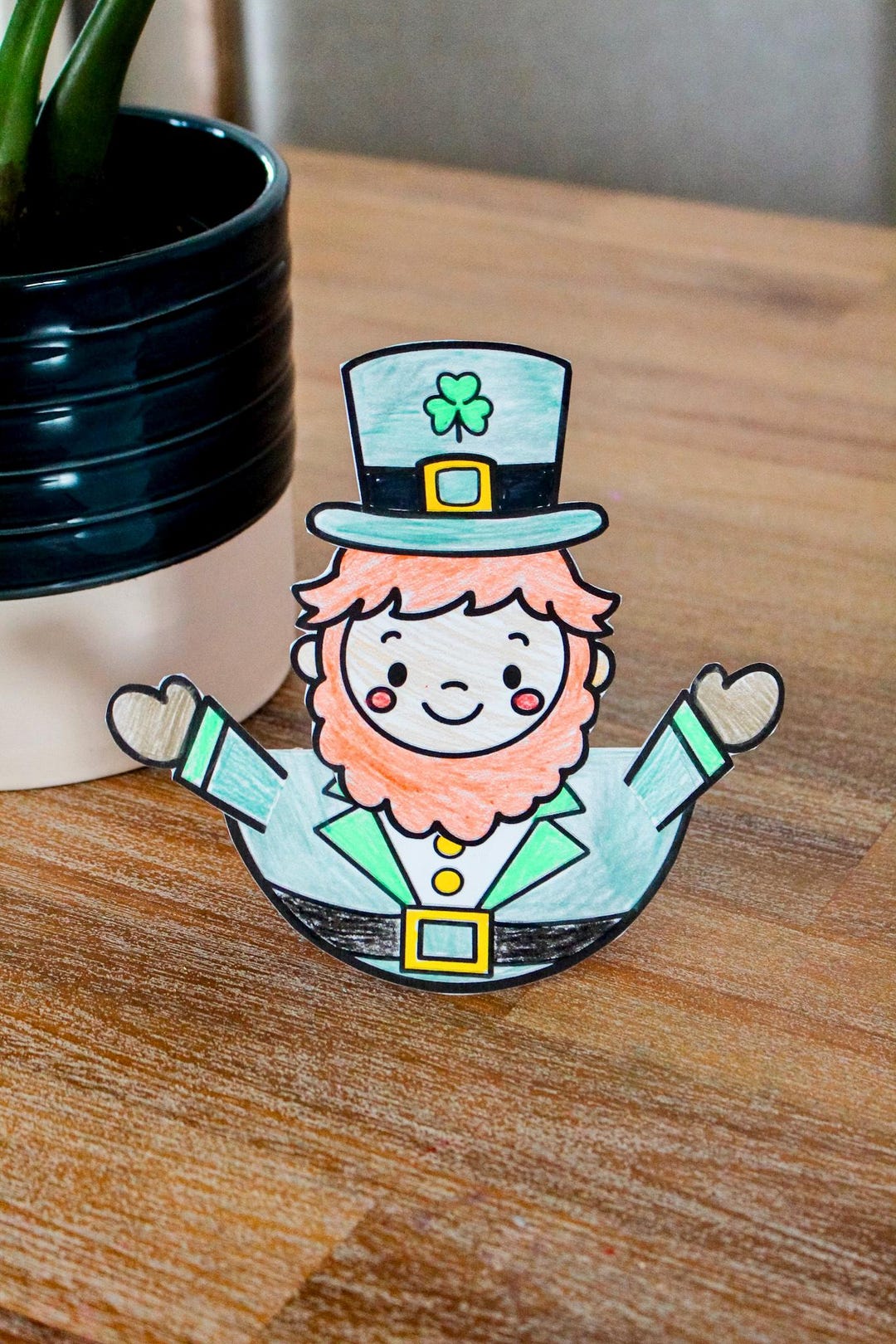 St Patrick’s Day Leprechaun Craft, Fine Motor Activity for Preschool ...