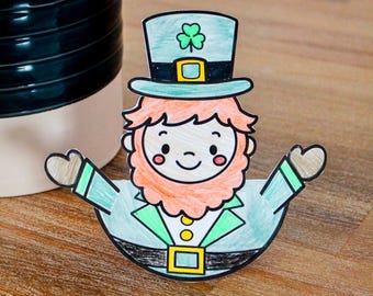 St Patrick’s Day Leprechaun Craft, Fine Motor Activity for Preschool ...